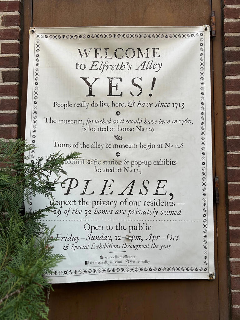 A Philadelphia street dates to 1703. People still live in its houses.