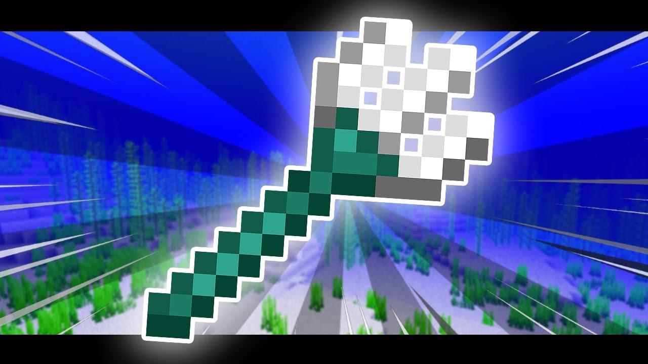 Aquatic adventure Minecraft wielding the powerful trident