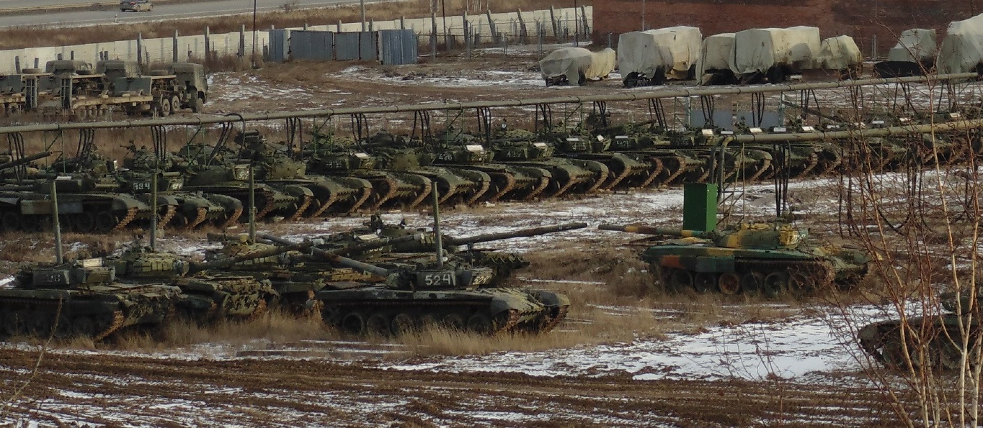 Satellite evidence suggests Russia running low on armoured reserves