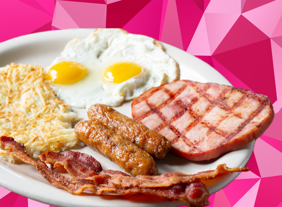 5 chain restaurant breakfast platters fans say pile on the meat