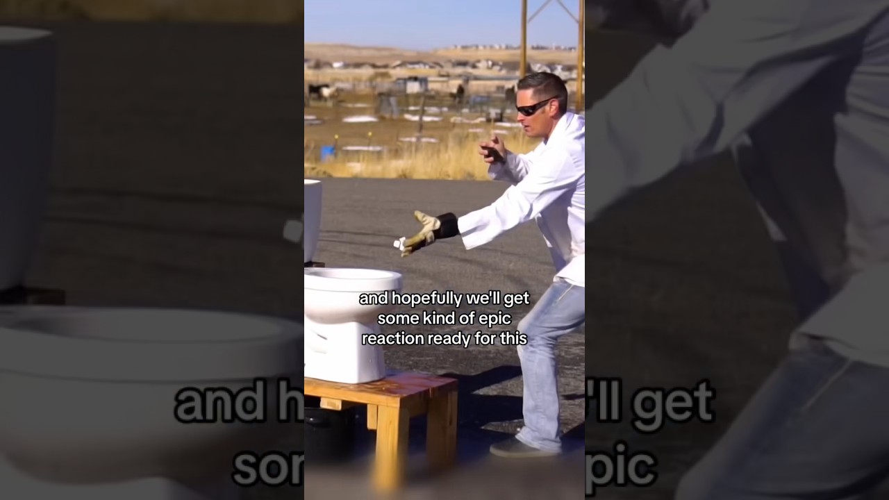Sodium metal vs. water never ends well
