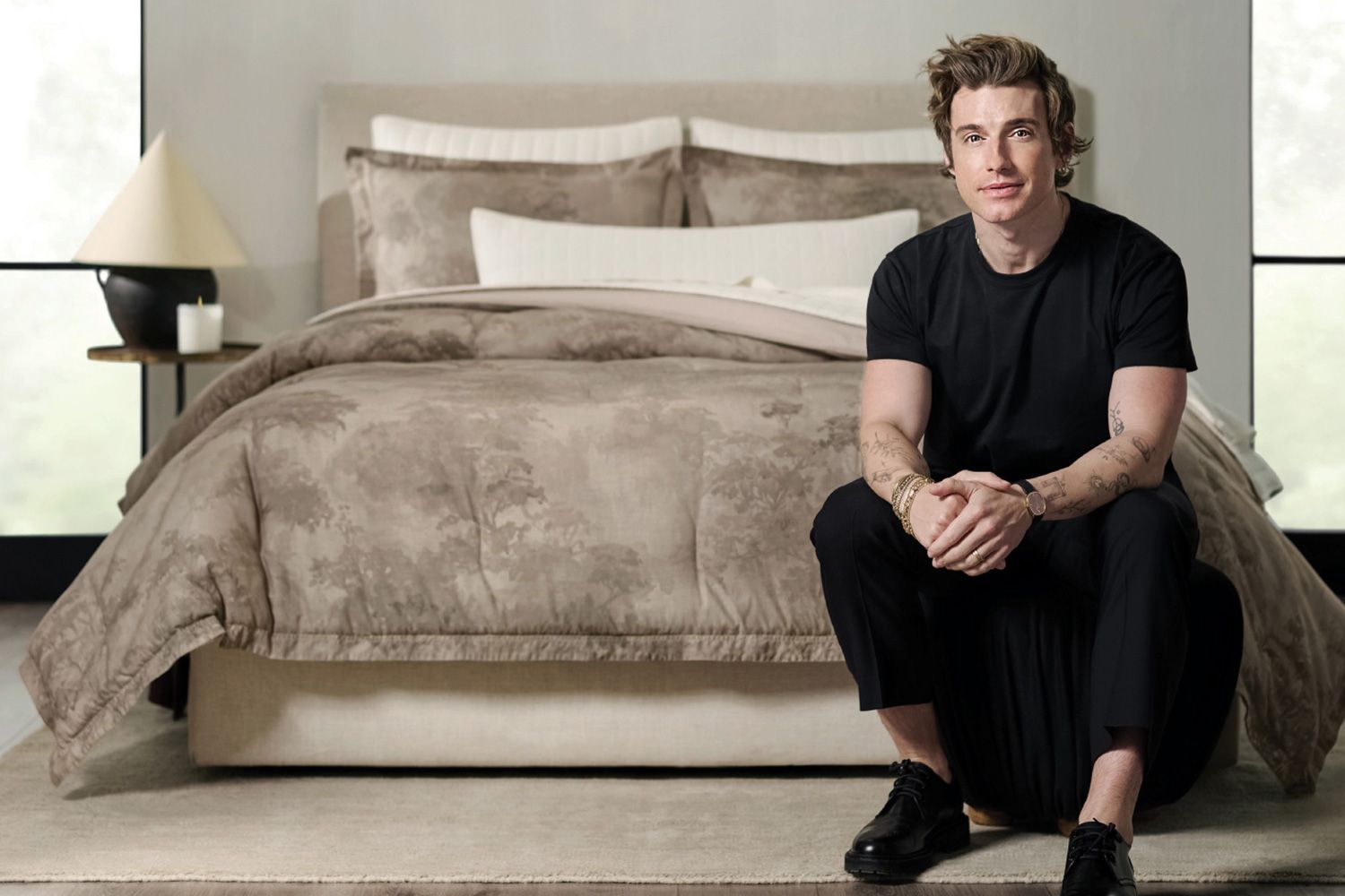 Jeremiah Brent launches bedding collection with Target — and settles ...