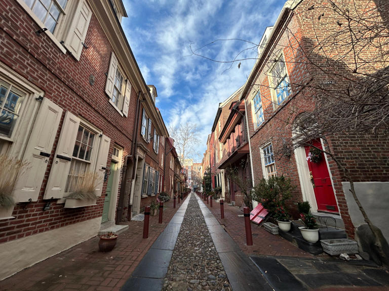 A Philadelphia street dates to 1703. People still live in its houses.