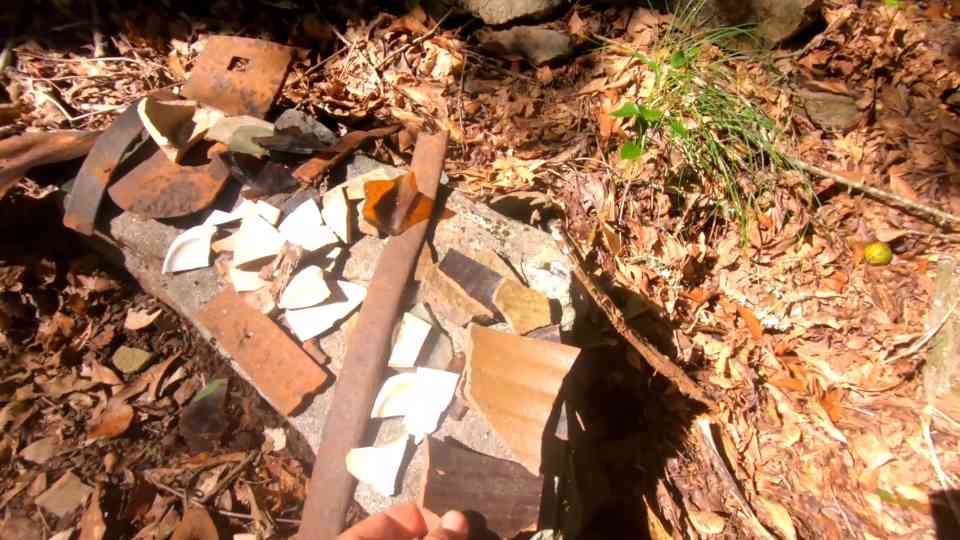 This is all that remains of families who once lived here