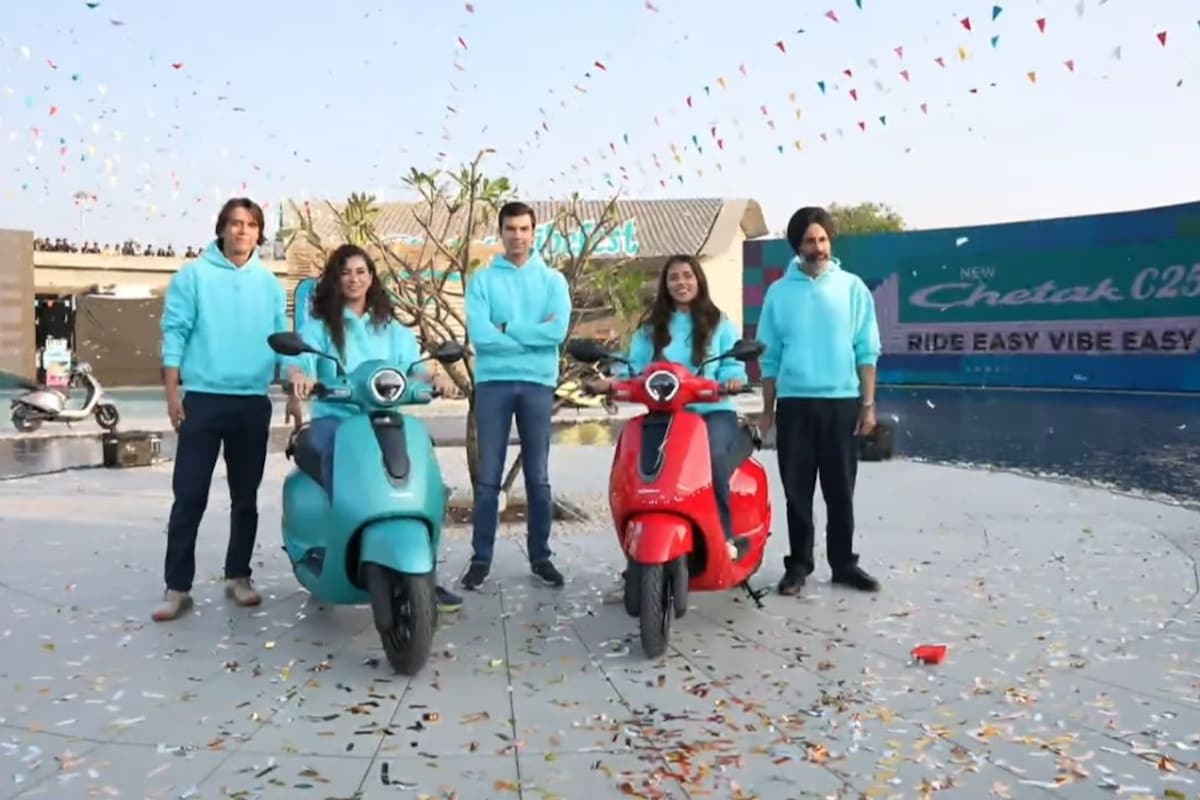 New Bajaj Chetak C25 launched in India at Rs 91,399; offers 113 km range