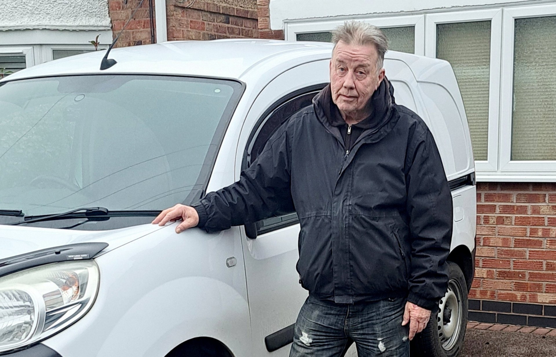 Pensioner fined £225 for 'snotting' out van window