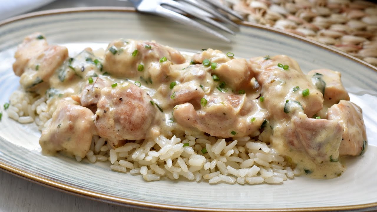 Chicken in creamy herb sauce | A comfort dish made surprisingly simple