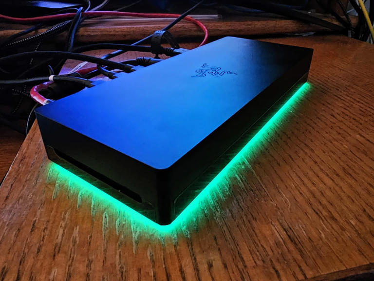 Razer’s lightning-fast Thunderbolt 5 RGB dock is 25 percent off right now