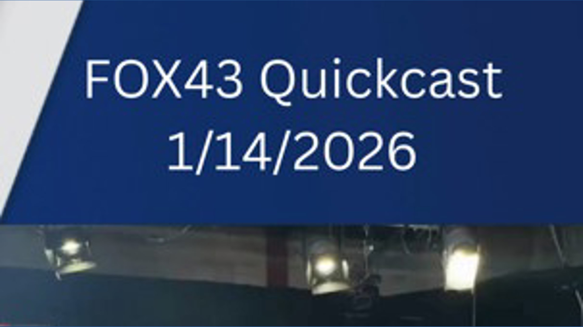 Wednesday 1/14/2026 quickcast