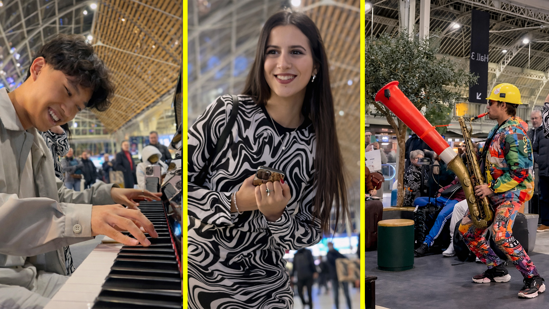 Believer Turns Into a Public Jam Session with Saxophone