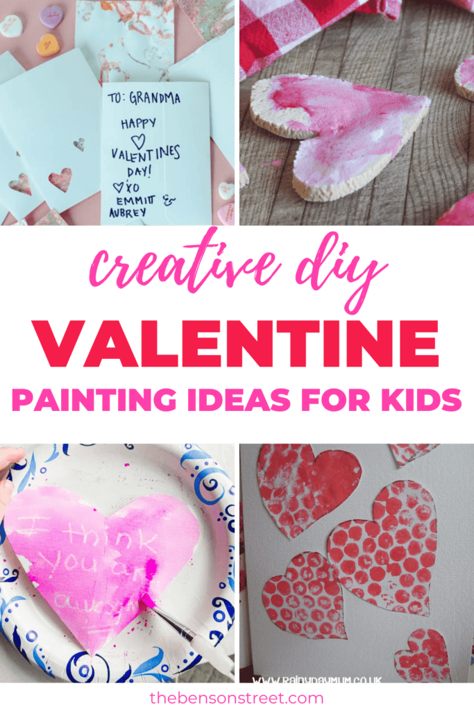 Valentine's Day painting ideas for kids, couples, friends