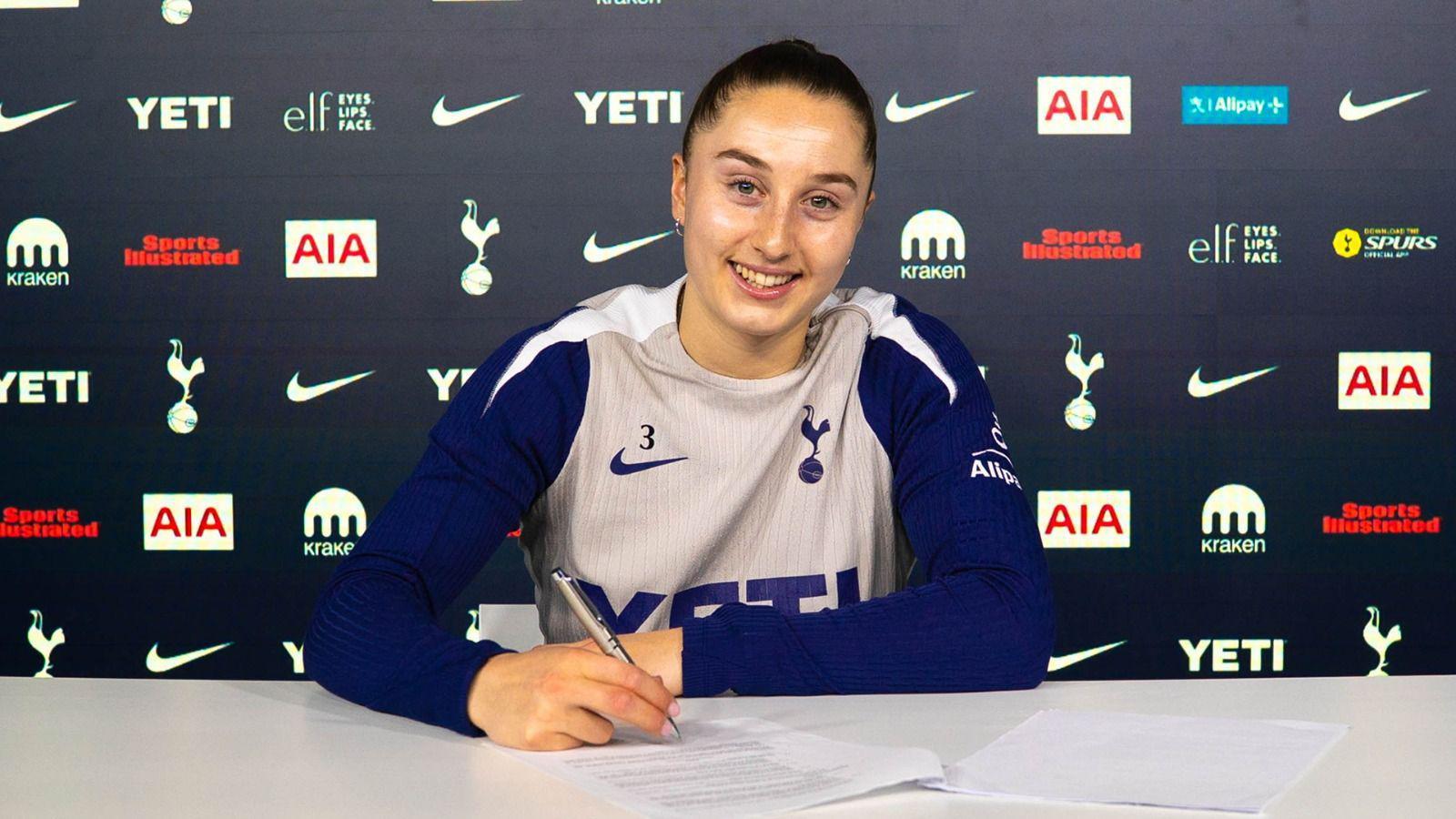 Morris signs new long-term deal with Tottenham
