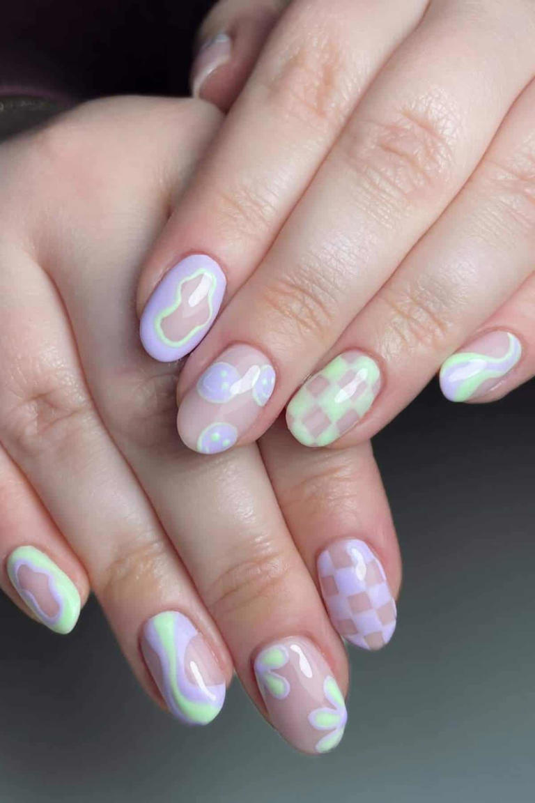 40 short spring nail ideas that feel light and modern