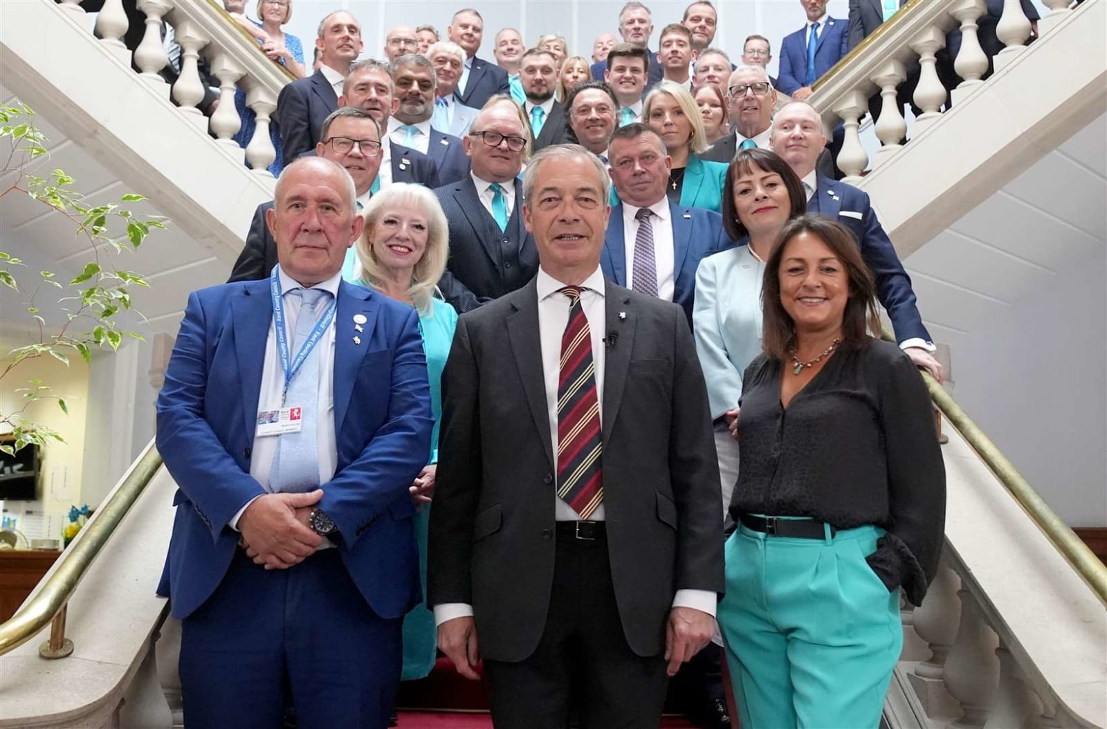 Thanet councillor Barry Manners, Gravesham councillor Dakota Dibben and ...