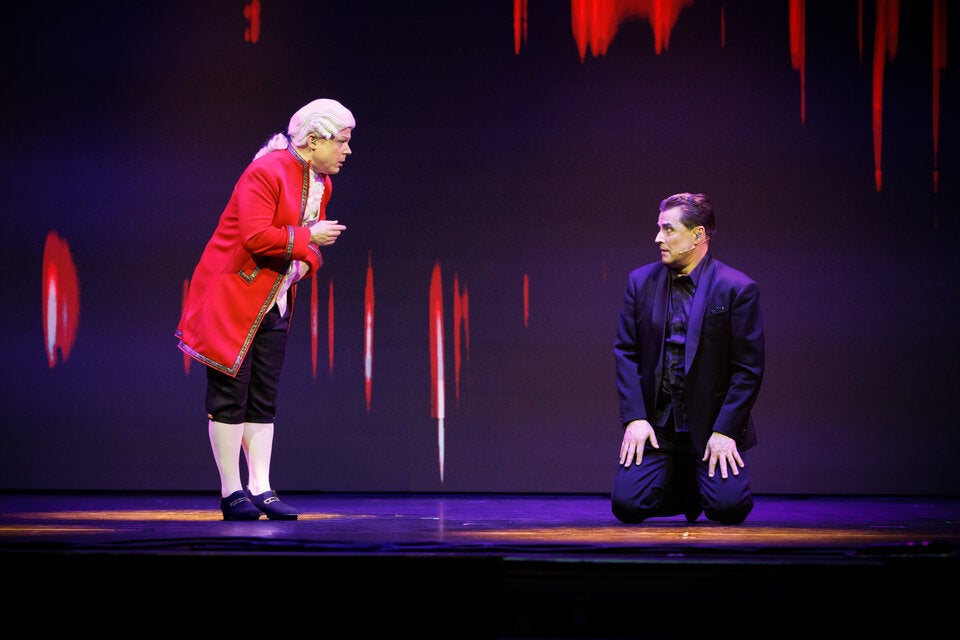 „Falco meets Amadeus“ bringt die Stadthalle zum Glühen