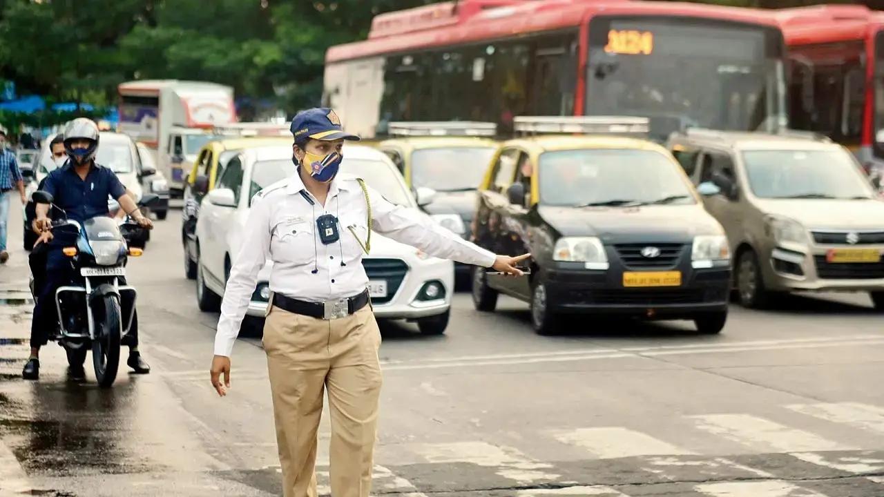 Heavy police deployment, traffic curbs across city for BMC election 2026
