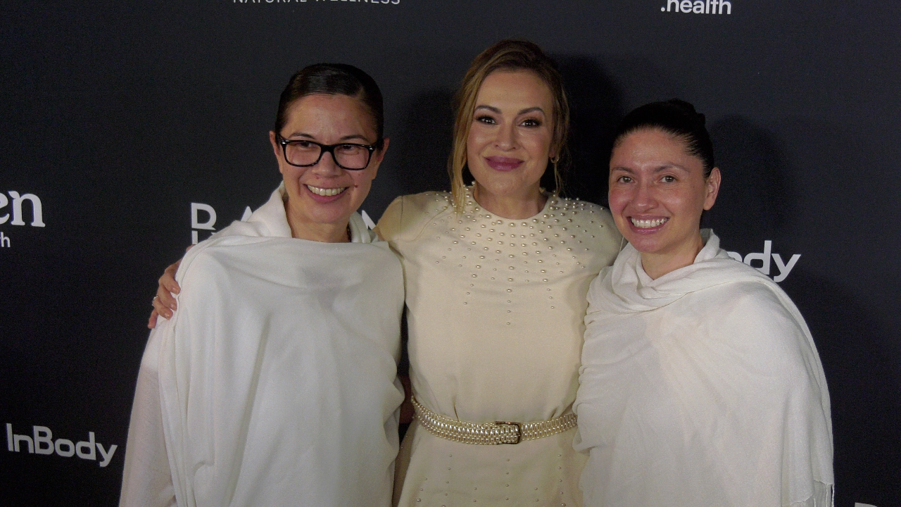 Sadhvi Siddhali Shree, Alyssa Milano, Sadhvi Anubhuti "Balance: A ...