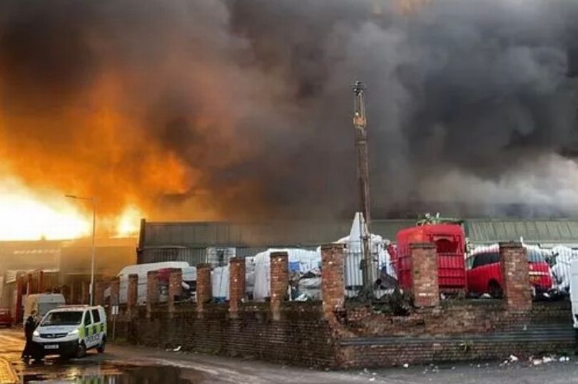 Explosions heard across city after 'major toxic incident' at factory fire