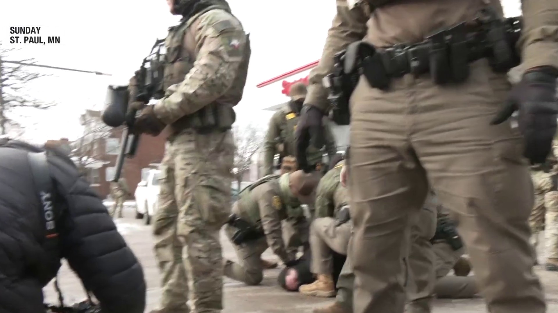 Clashes rise with federal agents in Minnesota