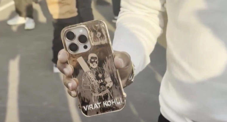 Virat Kohli fan's ₹15 lakh gold mobile cover is going viral - see pics