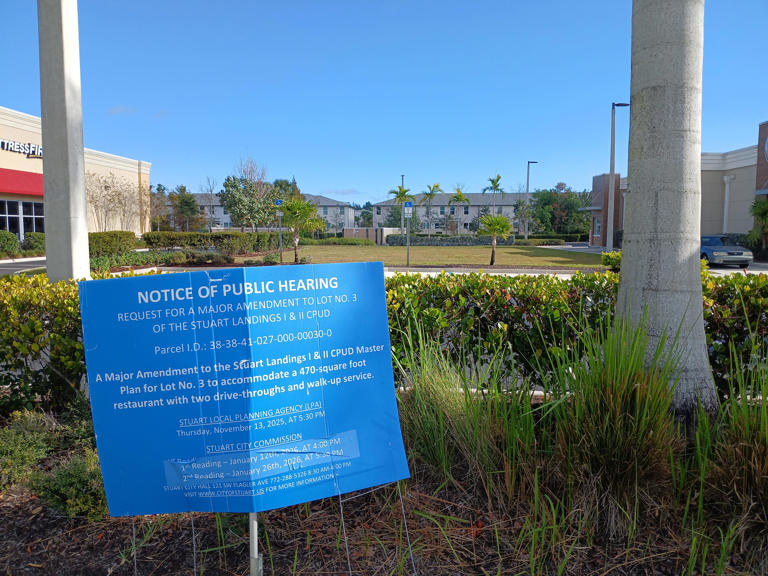 What's that planned to be built near Walmart in south Stuart?