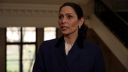 Priti Patel reacts to digital ID U-turn
