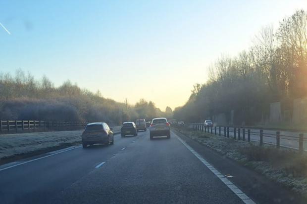 Traffic brought to standstill on A419 as drivers issued warning