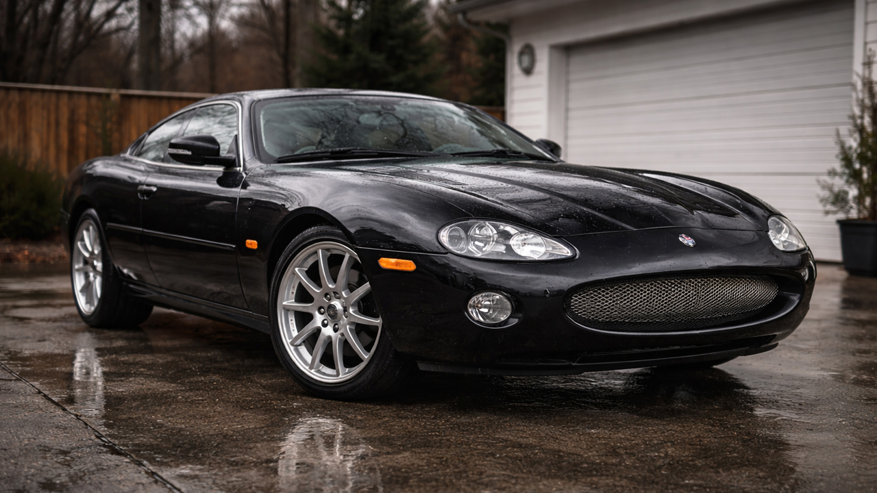 We manual-swapped this supercharged Jaguar coupe