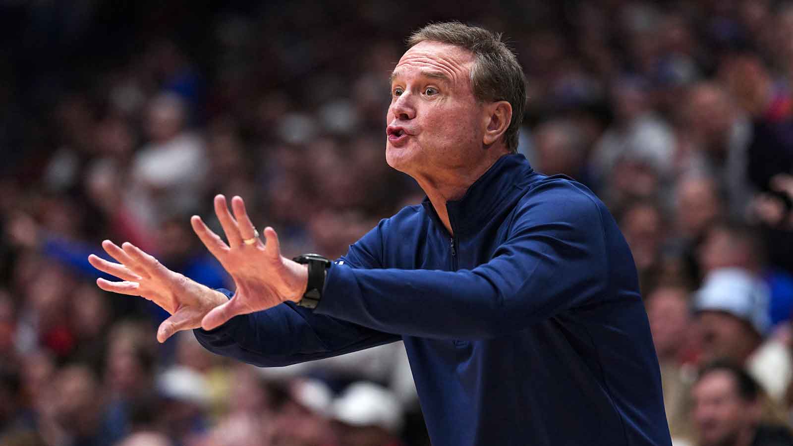 Bill Self admits Kansas basketball put him in a 'better mood' during ...