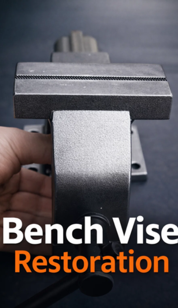 Bench vise restoration: Like new again