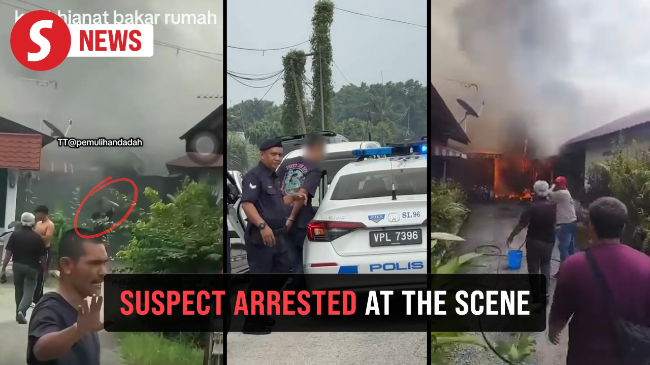 Jobless man arrested over Kg Johan Setia fire