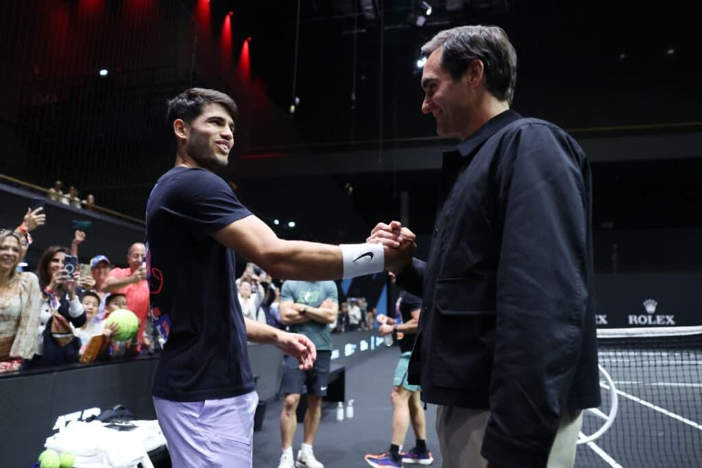 Why Roger Federer is the 'perfect' coach for Carlos Alcaraz, according ...