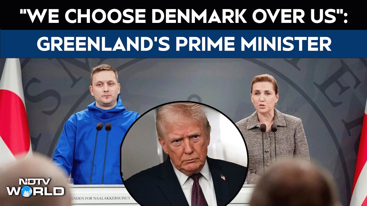 Trump latest news | Greenland's prime minister says his country chooses ...