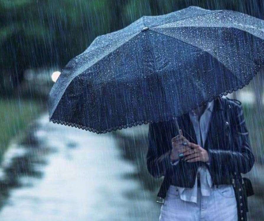 Met Office issues yellow weather warning of rain for parts of Kent