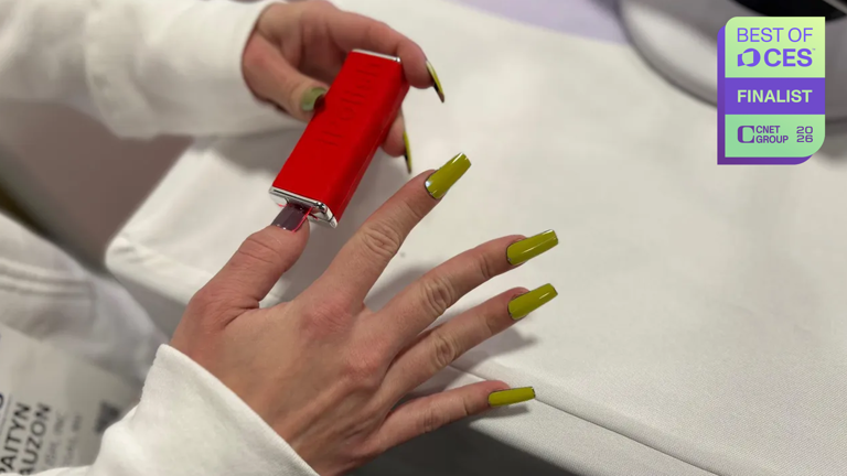 I saw this digital manicure change color in seconds at CES 2026 - and ...