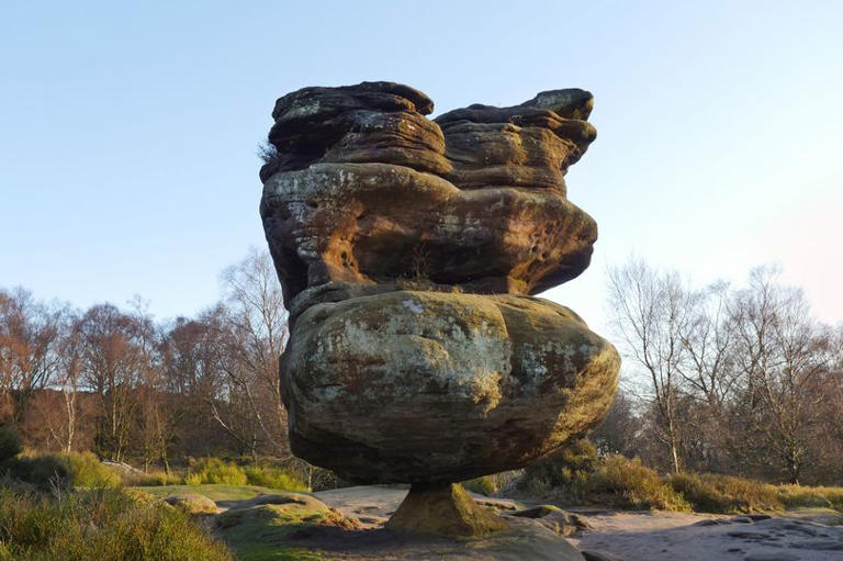 Gravity-defying rock formation in Yorkshire is a jaw-dropping marvel