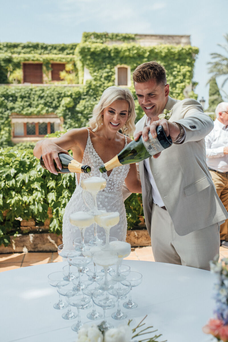 My wedding day with Ciara Revins: My sister is a hairdresser so she ...