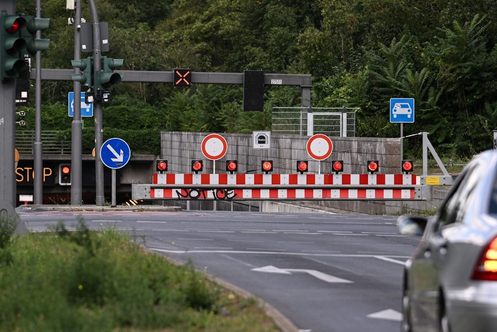 Tiergartentunnel noch bis Freitag nachts gesperrt