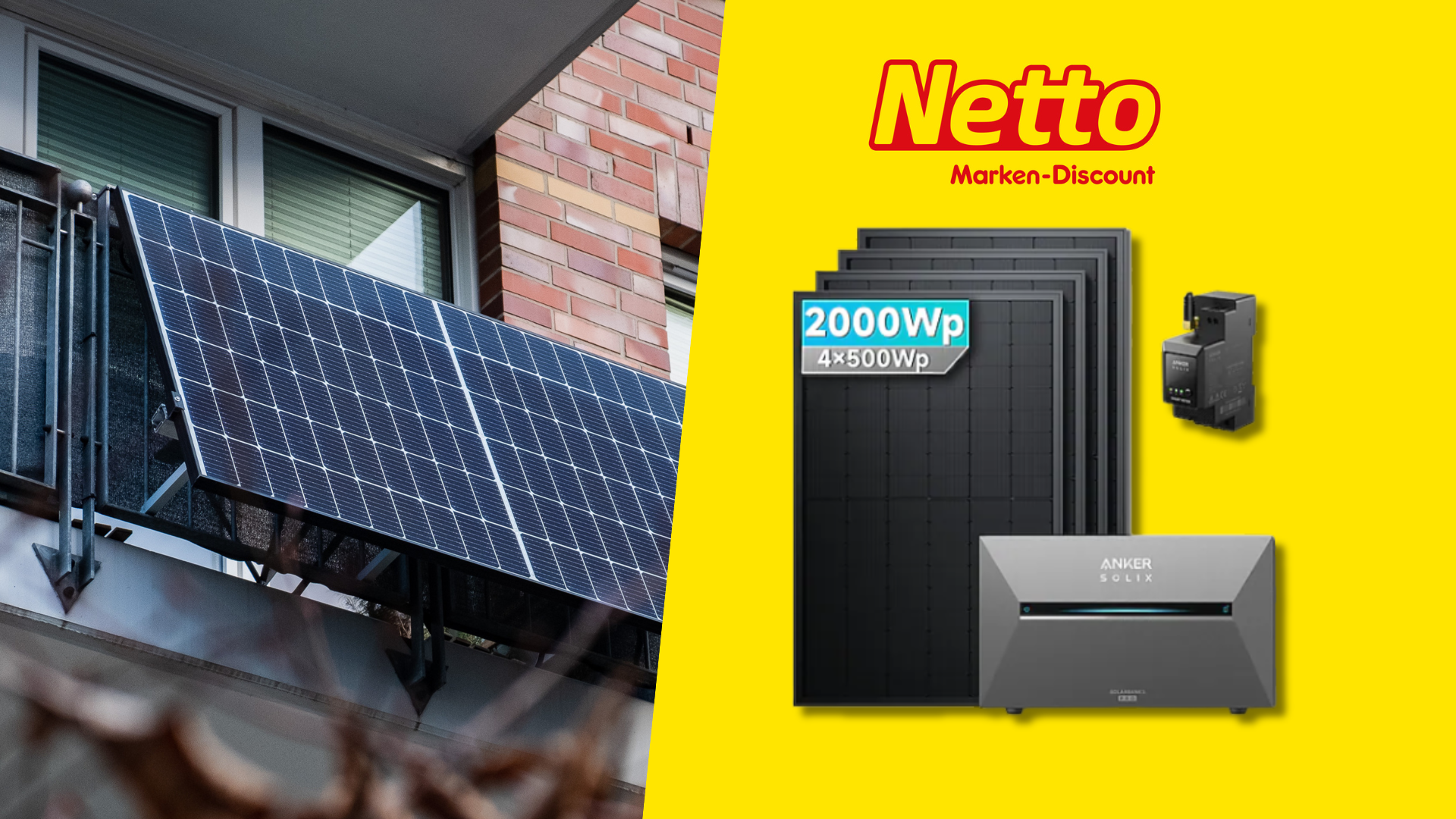 Netto Online-Shop: Balkonkraftwerk Highlights jetzt noch günstiger ...