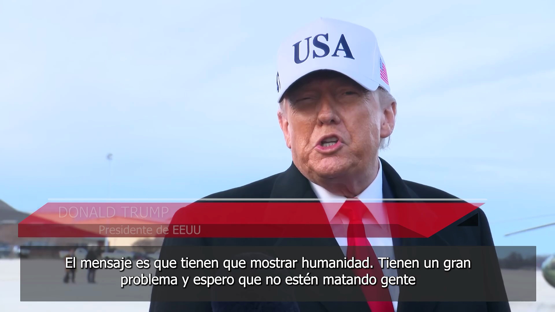 Trump pide a Irán a "mostrar humanidad" mientras que el Gobierno iraní ...