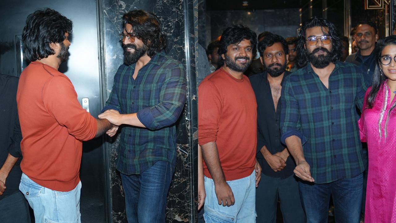 Ram Charan and family watch Chiranjeevi's Mana Shankara Vara Prasad Garu