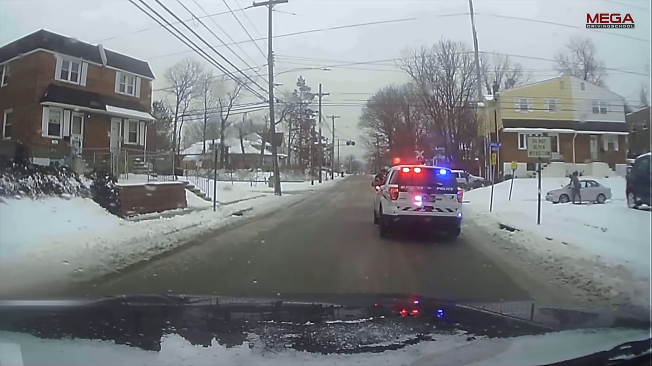 Driver distracted by personal problems. "He didn't see me"