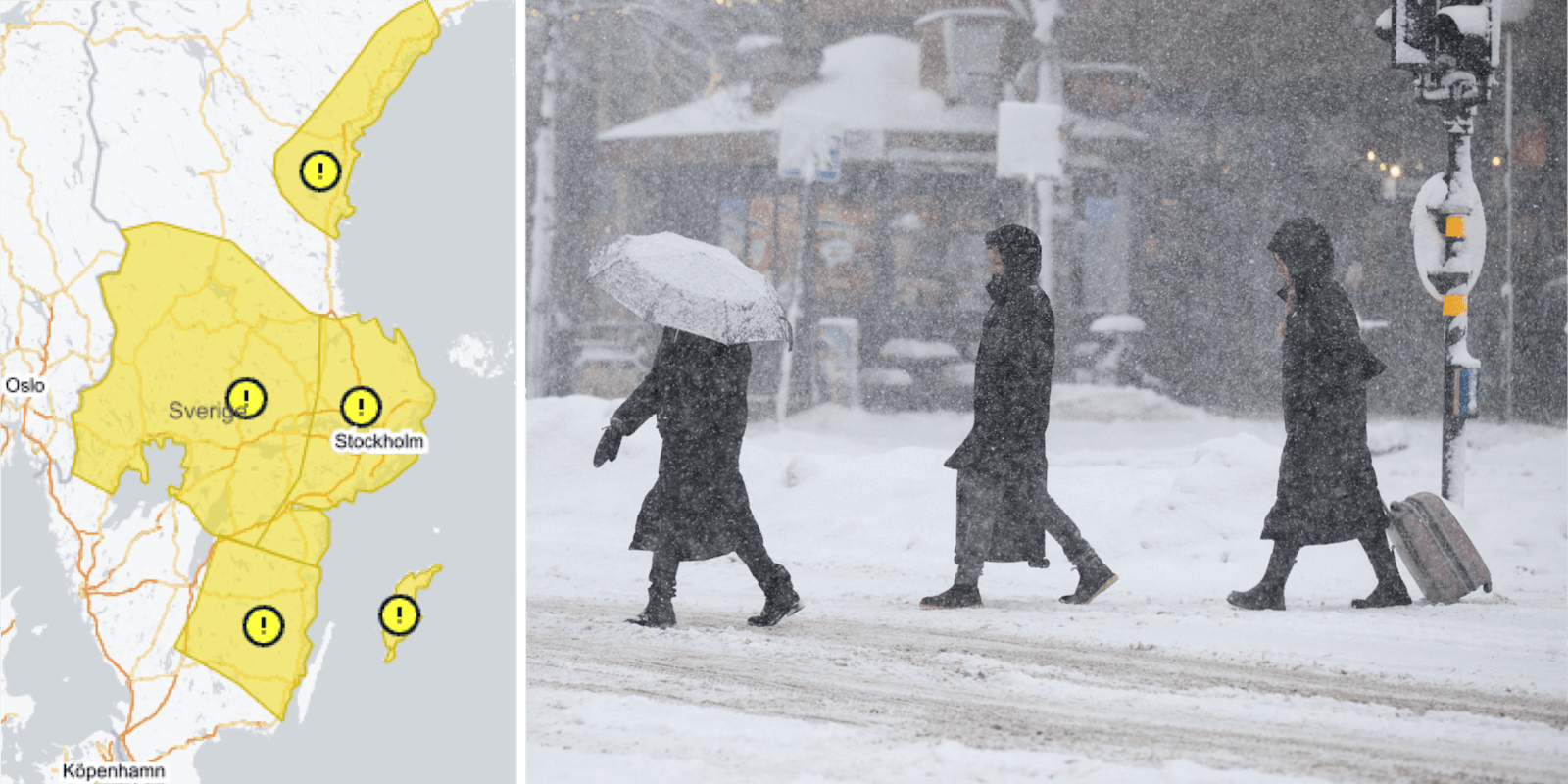 Snövarning utvidgas – ska vräka ner även på Gotland
