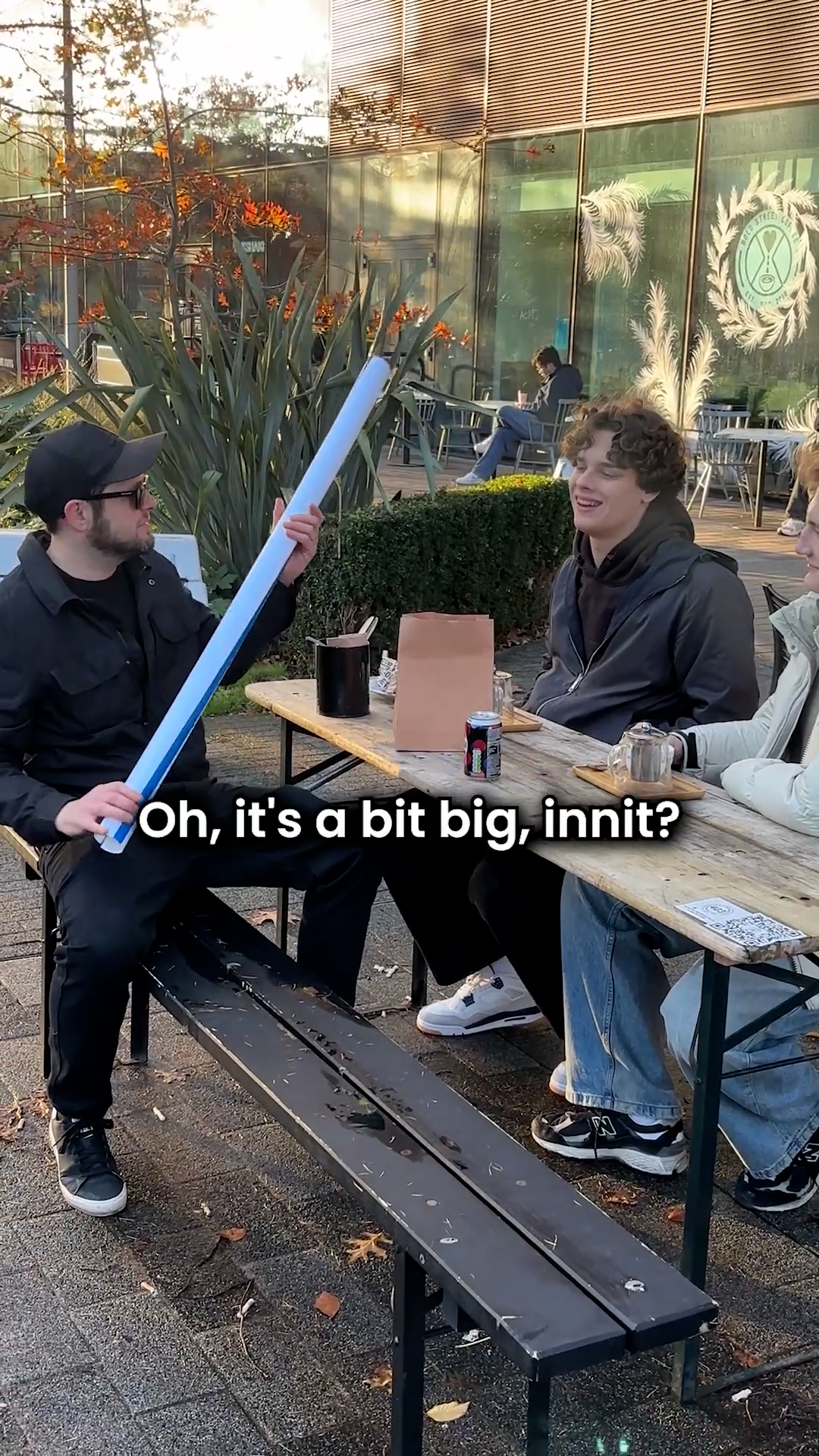 How did a giant straw fit in there?