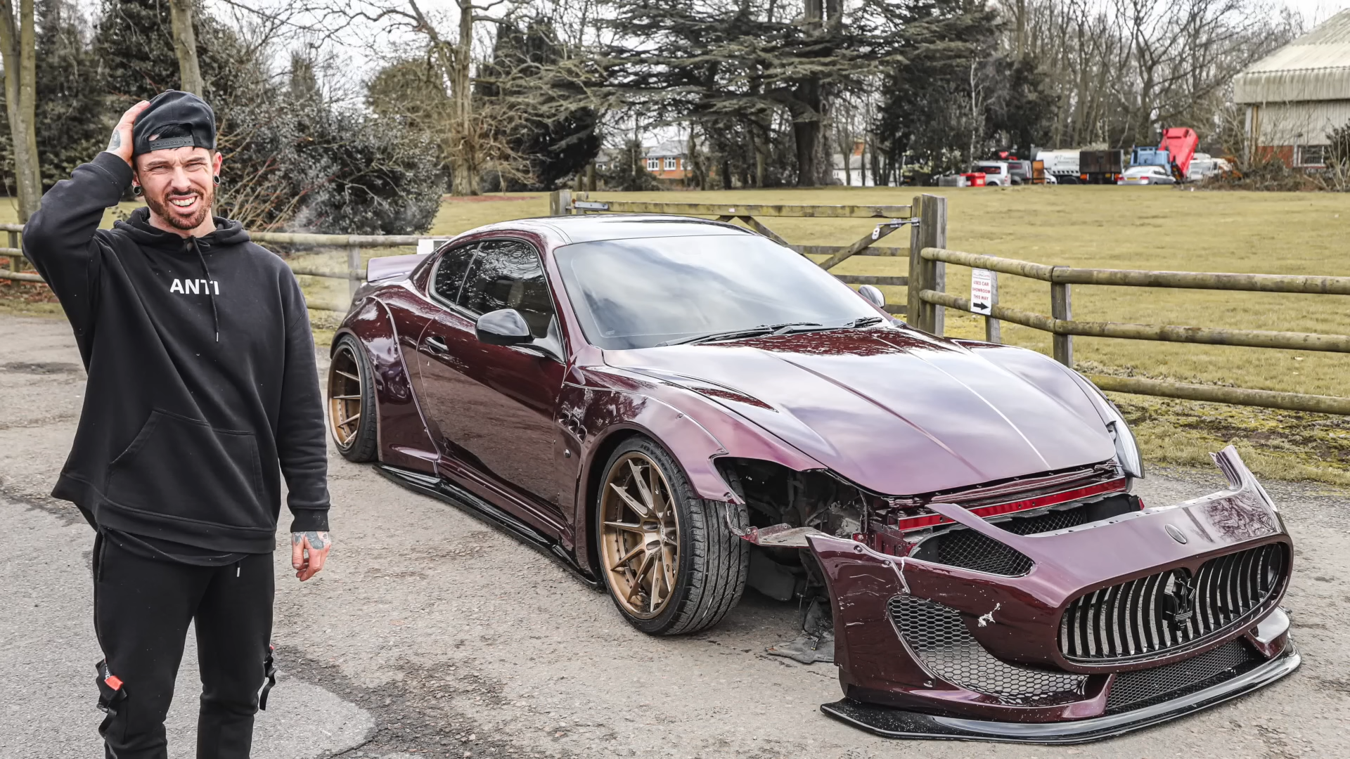 How my Maserati got smashed and the driver ran off