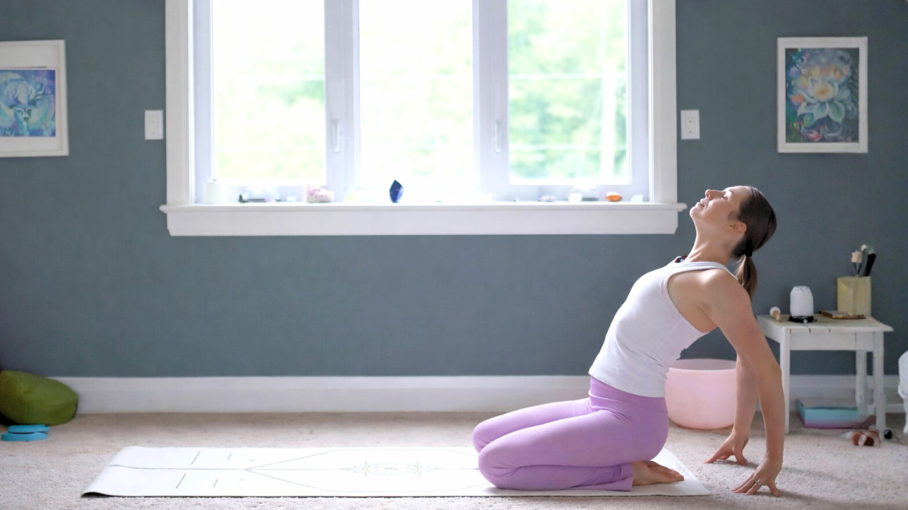 10 min morning yoga for neck and shoulder relief