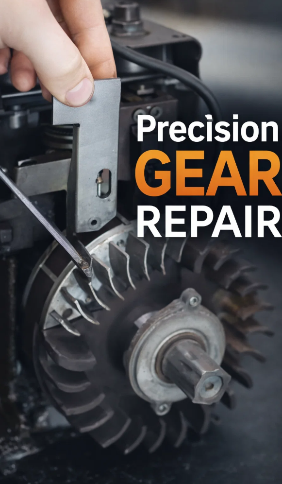 Precision gear repair: Craftsmanship at work
