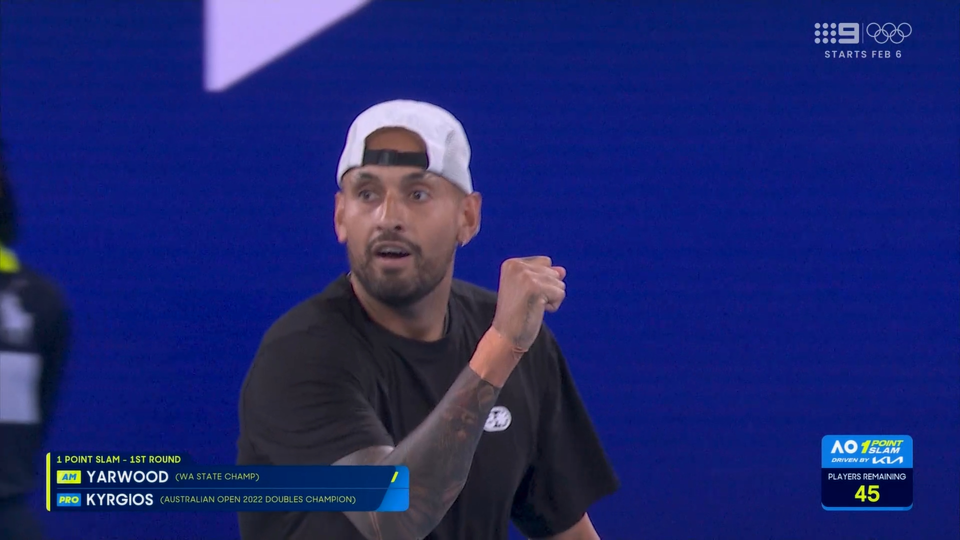 Krygios kisses the line with brilliant winner