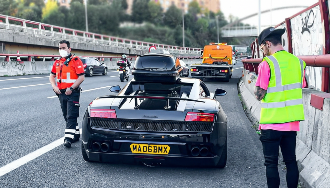 Police say "Prove it's yours or your Lamborghini gets taken"