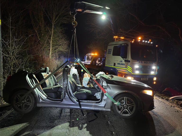 Mini driver arrested on suspicion of drug driving after Fenland crash
